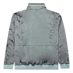 Stone Island Waffen Patch Foldable Hooded Zip Up Jacket - Sky Blue