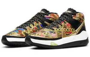 Nike Kd "hyped" Mid-top Basketball Sneakers - Multi-color