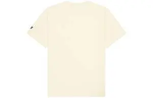 NEW BALANCE Small Nbsc Graphic T-shirt Asia Sizing 'beige Navy - Beige/navy