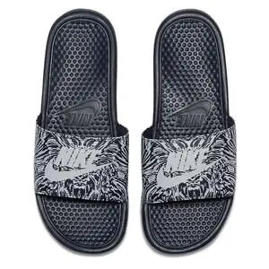 Nike Benassi Jdi Print Slides - Obsidian