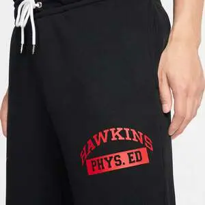Nike X Stranger Things Sweat Pant 'black Red - Black/multi-color