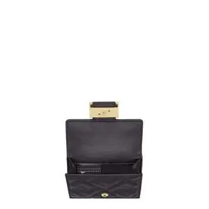 Fendi Micro Trifold Baguette Wallet - Black
