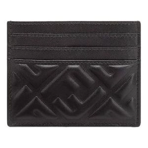 Fendi Ss26 Baguette Card Case - Black