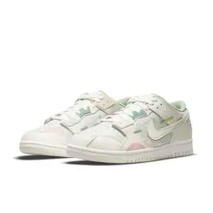 Nike Dunk Scrap Se Low Top Sneakers - White/green