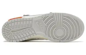 Nike Off-white X Dunk Low "lot 46 Of 50" Sneakers - Gray/white