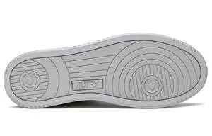 AUTRY Medalist Mid Leather Sneakers - White/grey