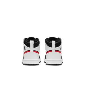 JORDAN 1 Mid Sneakers - Black/chile Red/white