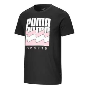 PUMA Summer Graphic Alphabet Large Logo Printing Short Sleeve