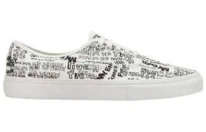 VANS Comme Des Garçons X Og Authentic Lx "graffiti" Sneakers - Black/white