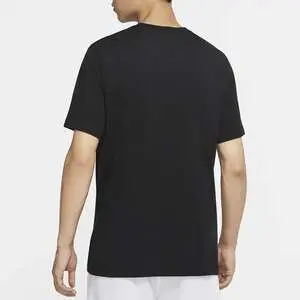 Nike Dri-fit Just Do It. Alphabet Print Short Sleeve T-shirt - Black