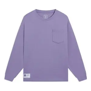 LI-NING Chinese Color Pocket Long Sleeve T-shirt - Purple