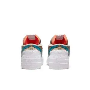 Nike X Sacai X Kaws Blazer Low "reed" Sneakers - /blue/orange