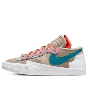 Nike X Sacai X Kaws Blazer Low "reed" Sneakers - /blue/orange