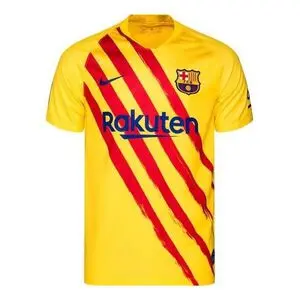 Nike Fc Barcelona El Classico Stadium Soccer Jersey 19/20 - Gold
