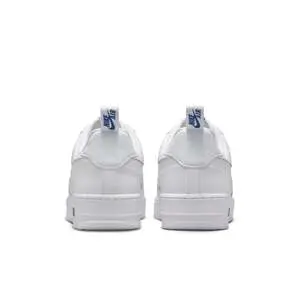 Nike Force 1 Low Cut Out Sneakers - White/blue
