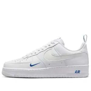 Nike Nike Air Force 1 Low Cut Out Sneakers White/blue