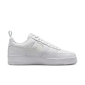 Nike Force 1 Low Cut Out Sneakers - White/blue