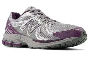 NEW BALANCE 860 V2 Athletic Sneakers - Grey/white/purple