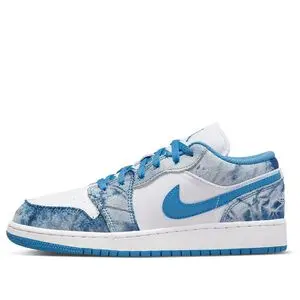 JORDAN Air 1 Low - White/blue