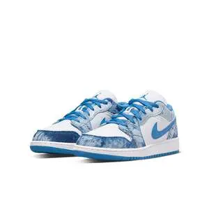 JORDAN Air 1 Low - White/blue