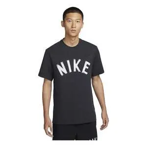Nike Primary Swoosh Dri-fit T-shirt - Black/white