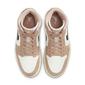 JORDAN Air 1 Mid Sneakers - Sail/black/desert