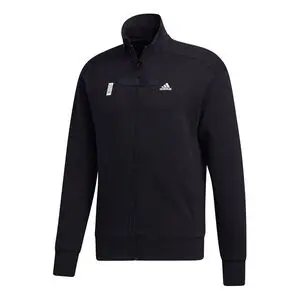 Adidas Track Jacket With Stand Collar - Black