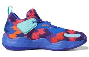 Adidas D.o.n. Issue #3 "playground Hoops Pvg" Low Top Sneakers - Blue