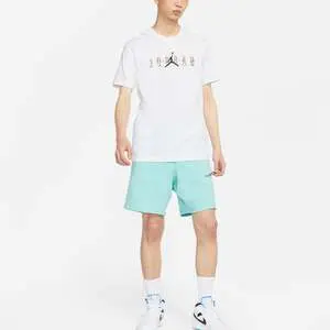 JORDAN Sport Dna Crew Neck Printed Short Sleeve - White