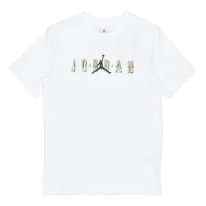 JORDAN Sport Dna Crew Neck Printed Short Sleeve - White