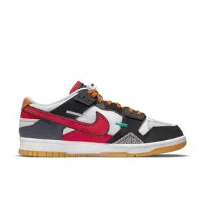 Nike Dunk Low Scrap Premium - Black/white/red