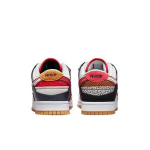Nike Dunk Low Scrap Premium - Black/white/red