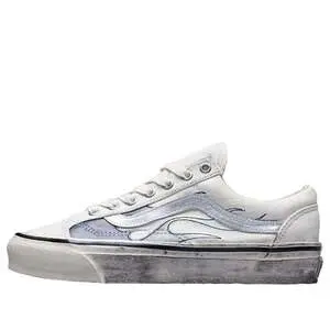 VANS Old Skool Lx Archive Flame Sneakers - White/navy