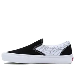 VANS Slip-on Sneakers With Spiderweb Detail - Black/white