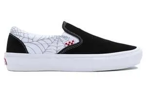 VANS Slip-on Sneakers With Spiderweb Detail - Black/white