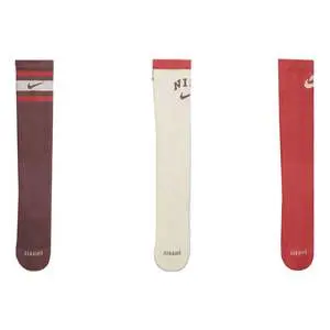 Nike Everyday Plus Cushioned Crew Socks 3 Pairs - Multi-color