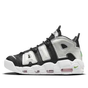 Nike More Uptempo High Top Sneakers - Black/metallic Silver