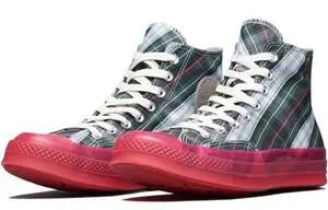 CONVERSE Chuck 70 Hi Plaid Sneakers