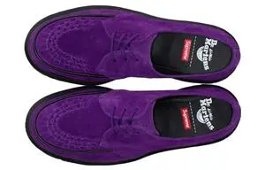 Dr. Martens Ramsey Supreme Suede Creeper Shoes - Purple