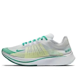 Nike Nikelab Zoom Fly Sp "hong Kong" Athletic Sneakers - White/green
