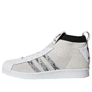Adidas United Arrows & Sons X Ultra Star 'cloud White' Mid Top Sneakers - Cream