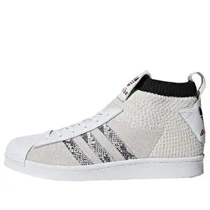 Adidas United Arrows & Sons X Ultra Star 'cloud White' Mid Top Sneakers - Cream