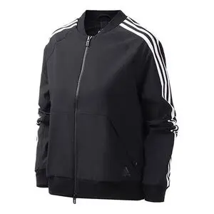 Adidas Stand Collar Zip-up Track Jacket - Black