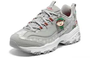 Sketchers D'lites 1.0 Christmas Edition Sneakers - Grey/multicolor