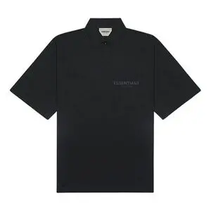 Fear Of God Ss20 Logo Polo Shirt - Black