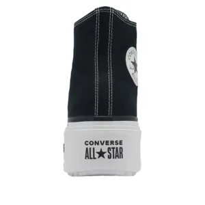 CONVERSE Chuck Taylor All Star Lift Double Stack Hi Sneakers - Black/white
