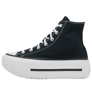 CONVERSE Chuck Taylor All Star Lift Double Stack Hi Sneakers - Black/white