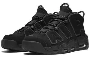 Nike More Uptempo 'reflective' Sneakers - Black/black