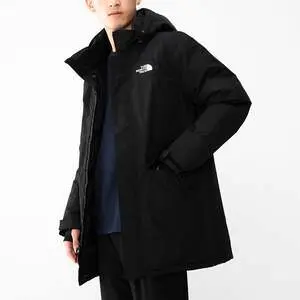 The North Face Down Parka With Hood And Embroidery
