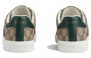 Gucci Ace Sneaker With Web Detail - Beige